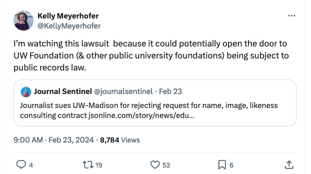 UW-Madison gets sued to produce athletes’ NIL agreements, likely ...